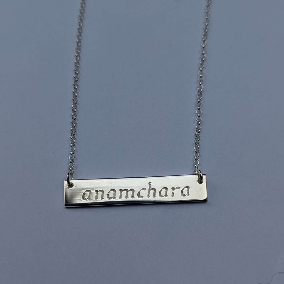 Anamchara - Soul Mate Sterling Silver Irish Language Necklace ...