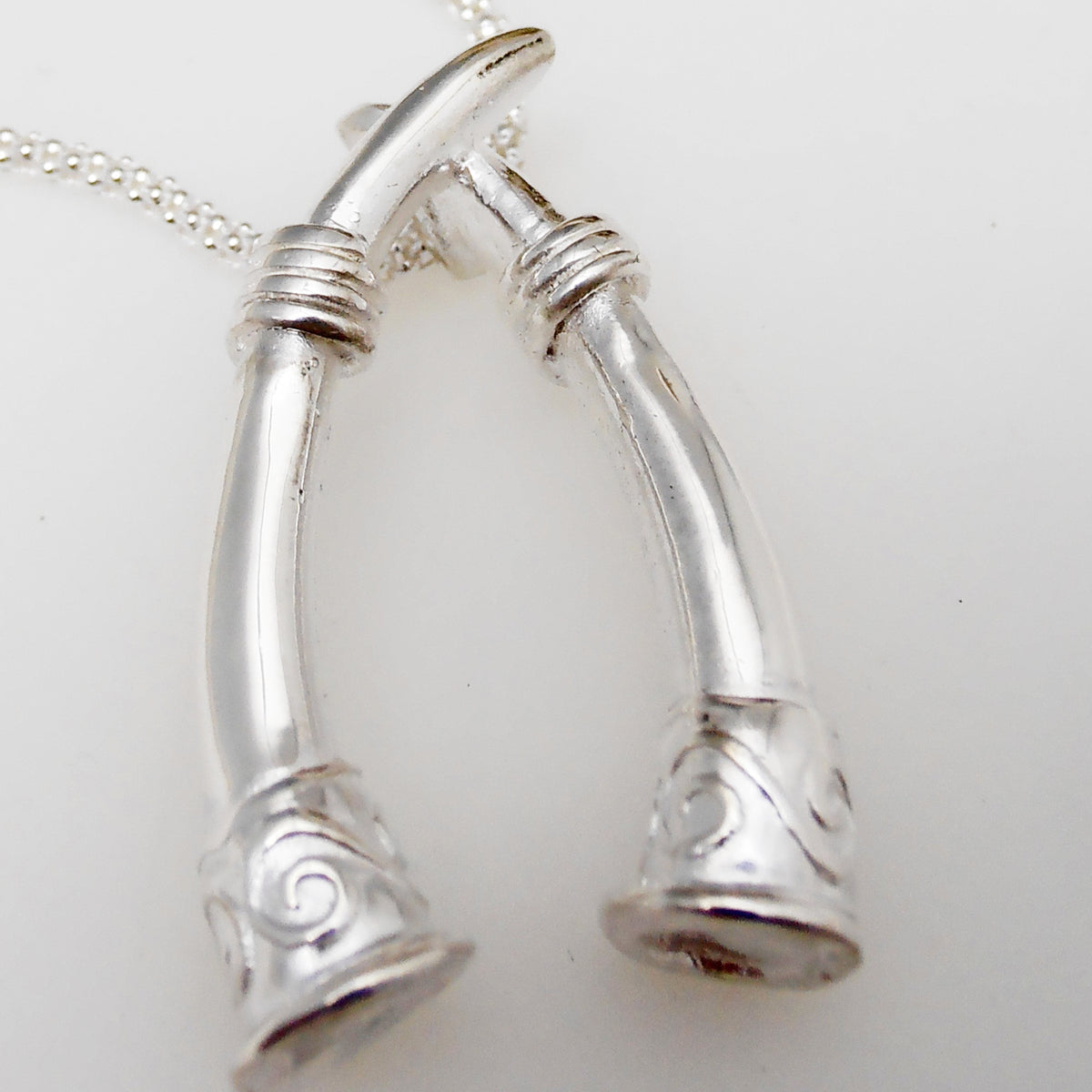 Mebh Queen Pendant, Sterling Silver, Handmade | Banshee Silver ...